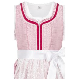 Trachtenhof N&uuml;bler Kleid 'Kinderdirndl Lina' Gr&ouml;&szlig;e 104 pink
