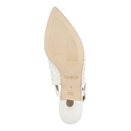 Gabor Slingpumps Damen Gr&ouml;&szlig;e 39.5/40 offwhite
