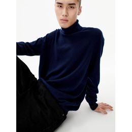 GOBI Cashmere Pullover 'Men's Essential Turtleneck Cashmere Sweater' Herren Gr&ouml;&szlig;e XXXL navy