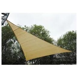 Sonnensegel High Peak "BERMUDA TARP 360", beige (sand), Sonnensegel, B/T: 360cm, Polyethylen, B:360cm H:360cm