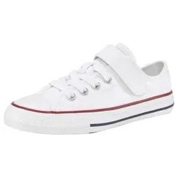 Sneaker Converse "CHUCK TAYLOR ALL STAR 1V EASY-ON Ox", Kinder, Gr. 30, wei&szlig;, Textil, Schuhe Skaterschuh Canvassneaker Sneaker low, mit Klettverschluss
