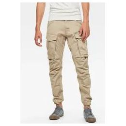 G-Star Raw Cargohose G-STAR "Rovic Zip 3D Tapered Pant", Damen, Gr. 36, L&auml;nge 34, beige, Web, Obermaterial: 97% Baumwolle, 3% Elasthan, unifarben, normal lang, Hosen Cargohose, Tapered Fit
