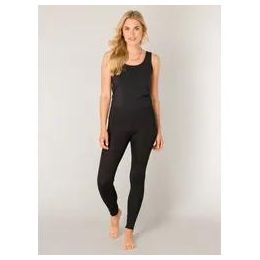 Leggings Base Level "Ybica", Damen, Gr. 44, N-Gr, schwarz, Jersey, Obermaterial: 94% Viskose, 6% Elasthan, unifarben, Basic, figurbetont lang, Hosen Leggings, In weicher und elastischer Qualit&auml;t
