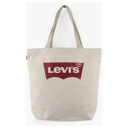 Levi's Shopper LEVI'S, Damen, Gr. B/H/T: 45cm x 39cm x 14cm, beige (natur), Textil, Taschen Shopper, mit modischem Logo Druck Handtasche Damen Tasche Damen Henkeltasche