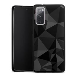 DeinDesign Galaxy S20 FE Handy Slim Case extra d&uuml;nn Silikon Handyh&uuml;lle schwarz H&uuml;lle Abstract Geometric Muster Silikon Slim Case