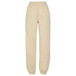 Jogginghose Urban Classics "Urban Classics Ladies Basic Essential Sweatpants", Herren, Gr. S, US-Gr&ouml;&szlig;en, sand, 70% Baumwolle, 30% Polyester, unifarben, normal, Hosen Jogginghose