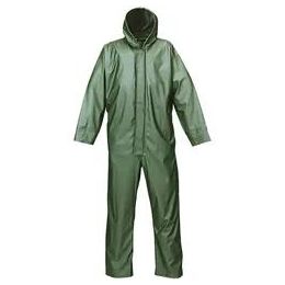 Regenoverall TERRAX WORKWEAR "Terraflex" Gr. 4XL, gr&uuml;n (oliv), 4XL, Einheitsgr&ouml;&szlig;e, Obermaterial: 100% Polyethylen PE., Overalls, Regenoverall