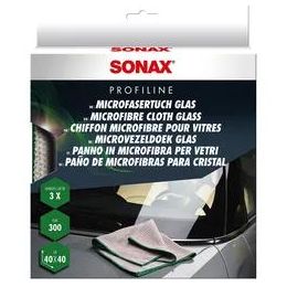 Sonax MicrofaserTuch Glas 04515410 Reinigungst&uuml;cher 3x