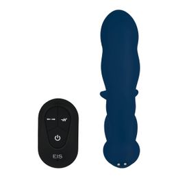 Prostata-Vibrator mit integriertem Penis- und Hodenring, 18 cm