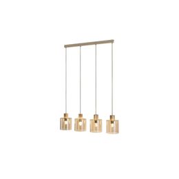 H&ouml;ffner Pendelleuchte Sierra Cognac &brvbar; beige &brvbar; Ma&szlig;e (cm): B: 82 H: 115 T: 16.0 &raquo; H&ouml;ffner