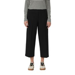 7/8-Hose s.Oliver, Damen, Gr. 40, N-Gr, schwarz (grau, schwarz), Web, Obermaterial: 74% Polyester, 22% Viskose, 4% Elasthan. Futter: 100% Polyester, unifarben, normal 7/8-L&auml;nge, Hosen 7/8-Hose, mit Bundfalten und Stretch-Anteil