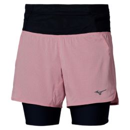 Mizuno Trail Multipocket 2-in-1 Shorts Damen