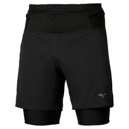 Mizuno Trail Multipocket 2-in-1 Shorts Herren
