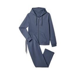 Tchibo - Sweat-Hausanzug - Damen - Gr. L - blau