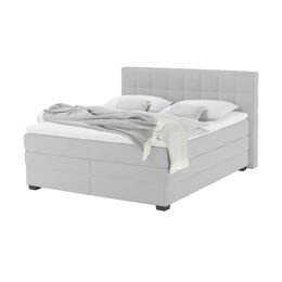 vanDoorn Boxspringbett mit Bettkasten Canto &brvbar; silber &brvbar; Ma&szlig;e (cm): B: 214 H: 119 &raquo; H&ouml;ffner