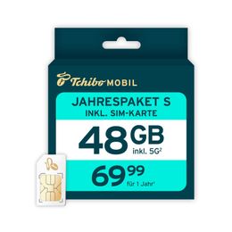 Tchibo - Jahrespaket S mit 48 GB inkl. SIM-Karte