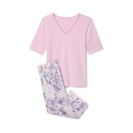 Tchibo - Pyjama-Set - Damen - Gr. L - rosa