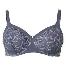 Tchibo - B&uuml;gel-BH mit Stickerei - Damen - Gr. 95E - blau