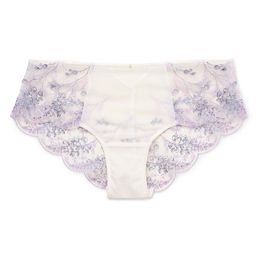 Tchibo - Panty mit Stickerei - Damen - Gr. XL - creme