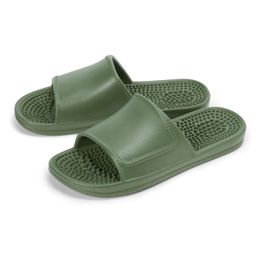 Tchibo - Damen-Massage-Pantoletten - Gr. 38-39 - dunkelgr&uuml;n
