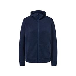 Tchibo - Kapuzenjacke mit RWS-zertifizierter Wolle - Damen - Gr. XS - dunkelblau