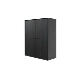 H&ouml;ffner Highboard Stream schwarz Ma&szlig;e (cm): B: 100 H: 120 T: 43.0 &raquo; H&ouml;ffner