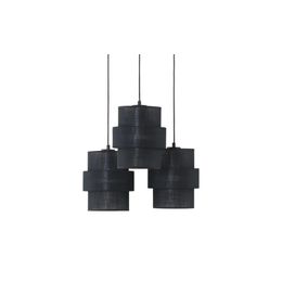 H&ouml;ffner Pendelleuchte Calisto &brvbar; schwarz &brvbar; Ma&szlig;e (cm): H: 145 &Oslash;: 45 &raquo; H&ouml;ffner