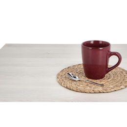 H&ouml;ffner Platzset beige Naturfaser Ma&szlig;e (cm): H: 0,3 &Oslash;: 25 &raquo; H&ouml;ffner