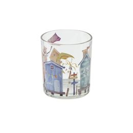 H&ouml;ffner Teelichtglas transparent/klar Glas Ma&szlig;e (cm): B: 9 H: 10 &raquo; H&ouml;ffner