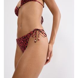 Bikini-Hose Triumph "Midnight Swim Brazilian", Damen, Gr. 40, N-Gr, braun combination, Microfaser, Obermaterial: 82% Polyamid, 18% Elasthan, Badehosen Bikini-Hose, weich und gl&auml;nzend