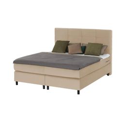 H&ouml;ffner Boxspringbett Wind beige Ma&szlig;e (cm): B: 180 H: 152 &raquo; H&ouml;ffner