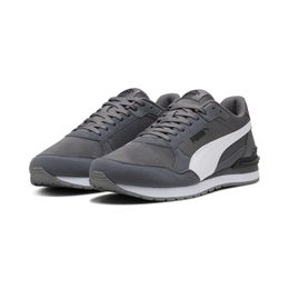 Sneaker Puma "ST Runner v4 Mesh Sneakers Erwachsene", Herren, Gr. 36, cool schwarz gray wei&szlig; schwarz, Obermaterial: Synthetik, Textil. Futter: Textil. Innensohle: Textil. Laufsohle: Gummi, Schuhe Sneaker