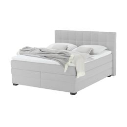 vanDoorn Boxspringbett mit Bettkasten Canto &brvbar; silber &brvbar; Ma&szlig;e (cm): B: 174 H: 119 &raquo; H&ouml;ffner
