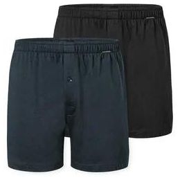 Boxershorts Schiesser "Boxershorts Multipacks", Herren, Gr. 12, 908, sonstiges, Single Jersey, Obermaterial: 100% Baumwolle, unifarben, normal, Unterhosen, lockere Passform, mit Eingriff, Gummizug