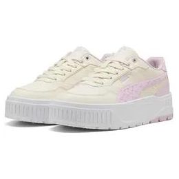 Sneaker Puma "Karmen II Idol With Love Sneakers Damen", Damen, Gr. 36, frosted ivory pearl pink wei&szlig;, Obermaterial: Synthetik, Textil. Futter: Textil. Innensohle: Textil. Laufsohle: Gummi, Schuhe Sneaker