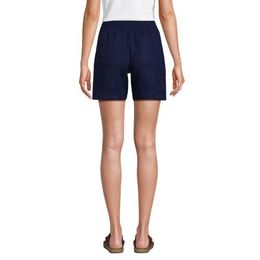 LANDS' END Leinen-Schlupfshorts, Damen,  Blau, Leinen, by Lands' End
