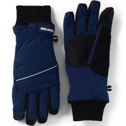 LANDS' END Wasserdichte Handschuhe SQUALL, Damen,  Blau, Nylon, by Lands' End