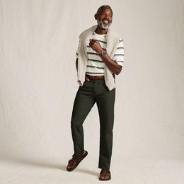 LANDS' END Classic Fit Cordhose, Herren,  Braun, Elasthan/Baumwoll-Mischung, by Lands' End