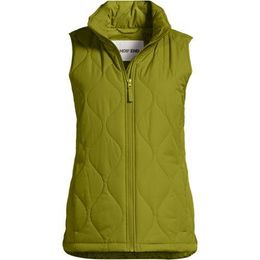 LANDS' END Isolierte Steppweste FeatherFree, Damen,  Gr&uuml;n, Polyester, by Lands' End
