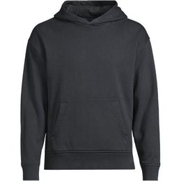 LANDS' END Serious Sweats Kapuzenpullover, Herren,  Grau, Baumwolle, by Lands' End