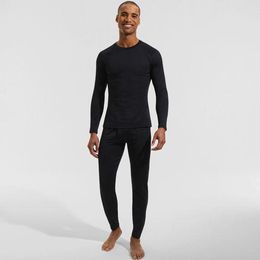 LANDS' END Expedition Unterhose, Herren,  Schwarz, Elasthan/Polyester-Mischung, by Lands' End