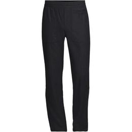 LANDS' END Utility-Hose mit Schlupfbund, Herren,  Schwarz, Baumwolle, by Lands' End