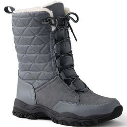 LANDS' END Schneestiefel SQUALL, Damen,  Grau, Gummi/Polyurethan, by Lands' End