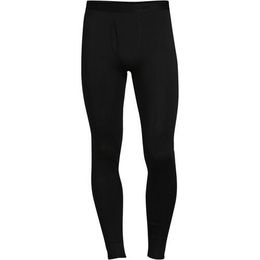 LANDS' END Lange Thermo-Unterhose, Herren,  Schwarz, Elasthan/Polyester, by Lands' End