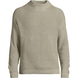 LANDS' END Rippstrick-Pullover mit Stehkragen, Herren,  Sonstige, Baumwolle, by Lands' End
