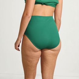 LANDS' END Control-Bikinihose High Waist CHLORRESISTENT, Damen,  Gr&uuml;n, Elasthan/Nylon-Mischung, by Lands' End