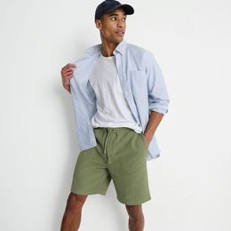LANDS' END Jersey-Shorts mit Struktur, Herren,  Gr&uuml;n, Baumwolle/Polyester/Baumwoll-Mischung, by Lands' End