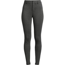LANDS' END Pont&eacute;-Leggings High Waist, Damen,  Grau, Viskose-Mischung/Nylon-Mischung, by Lands' End