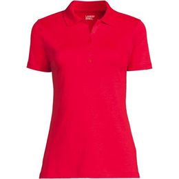LANDS' END Supima-Poloshirt f&uuml;r Damen, Damen, size: regular, Pink, Baumwolle, by Lands' End