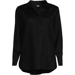 LANDS' END Schlupfbluse aus TENCEL, Damen,  Schwarz, Kunstseide/Lyocell (Viskose), by Lands' End
